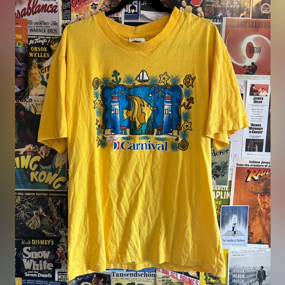 Carnival | Shirts | Vintage 9s Carnival Cruises T Shirt | Poshmark